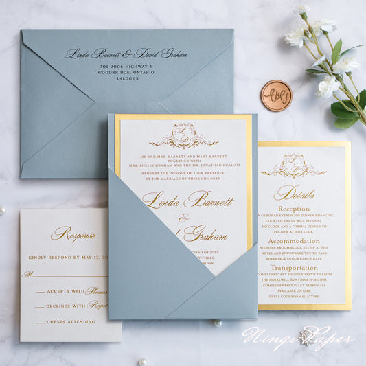 PANEL POCKET INVITATIONS – NingsPaper